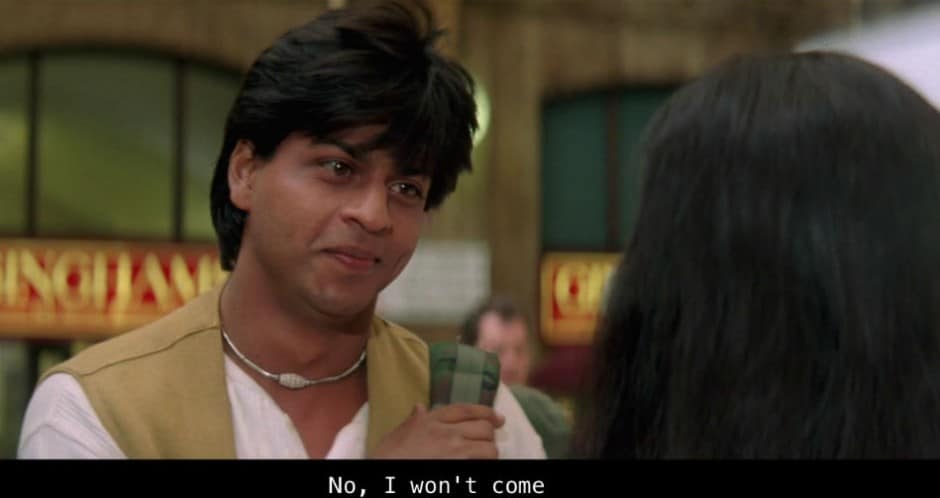 Classic Romantic Moment Series: Raj & Simran in Dilwale Dulhania Le Jayenge
