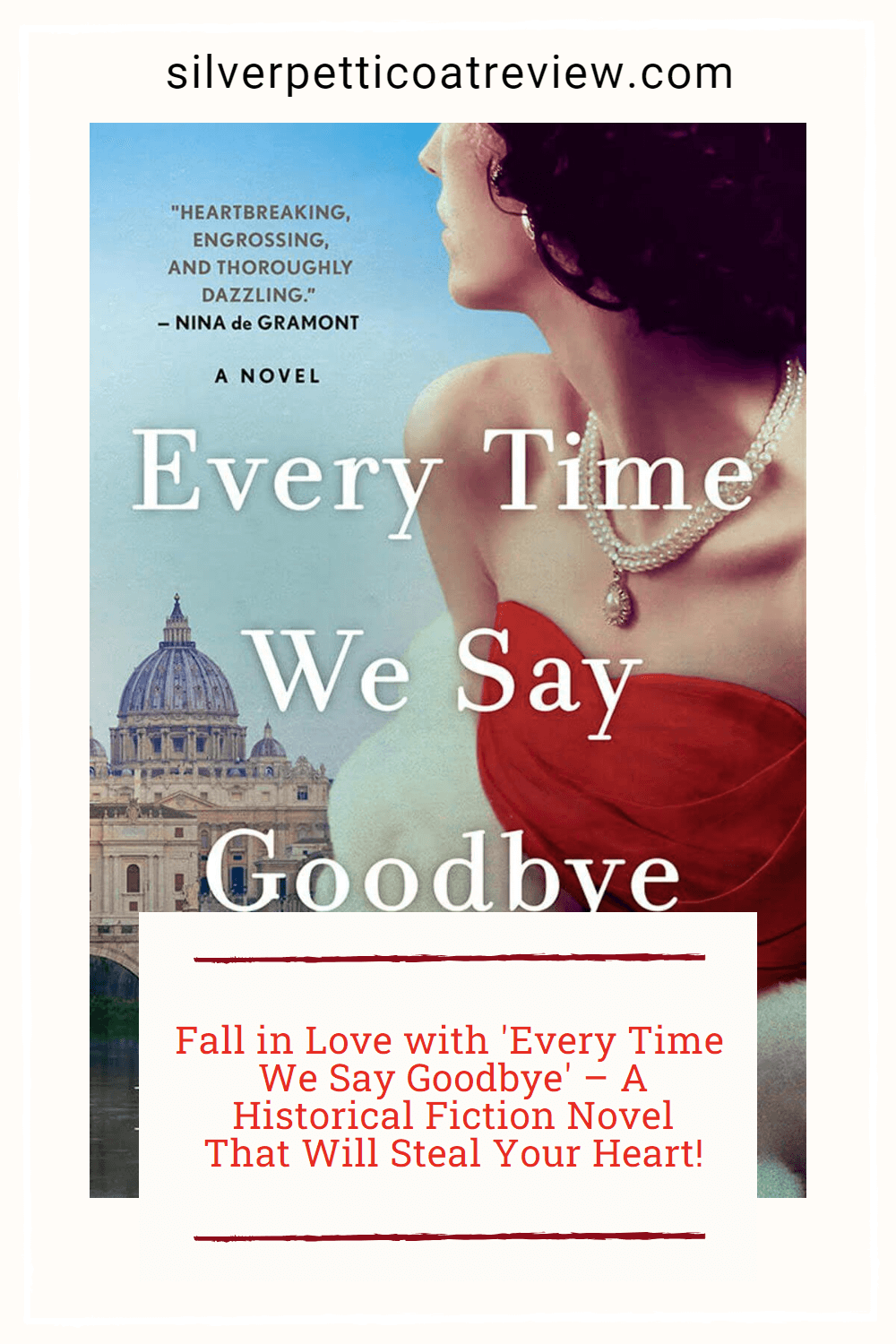 ‘Every Time We Say Goodbye’ Book Review: A Compelling New Historical ...